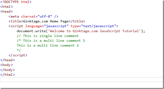 JavaScript Tutorial 3 Comments In JavaScript Developer Publish
